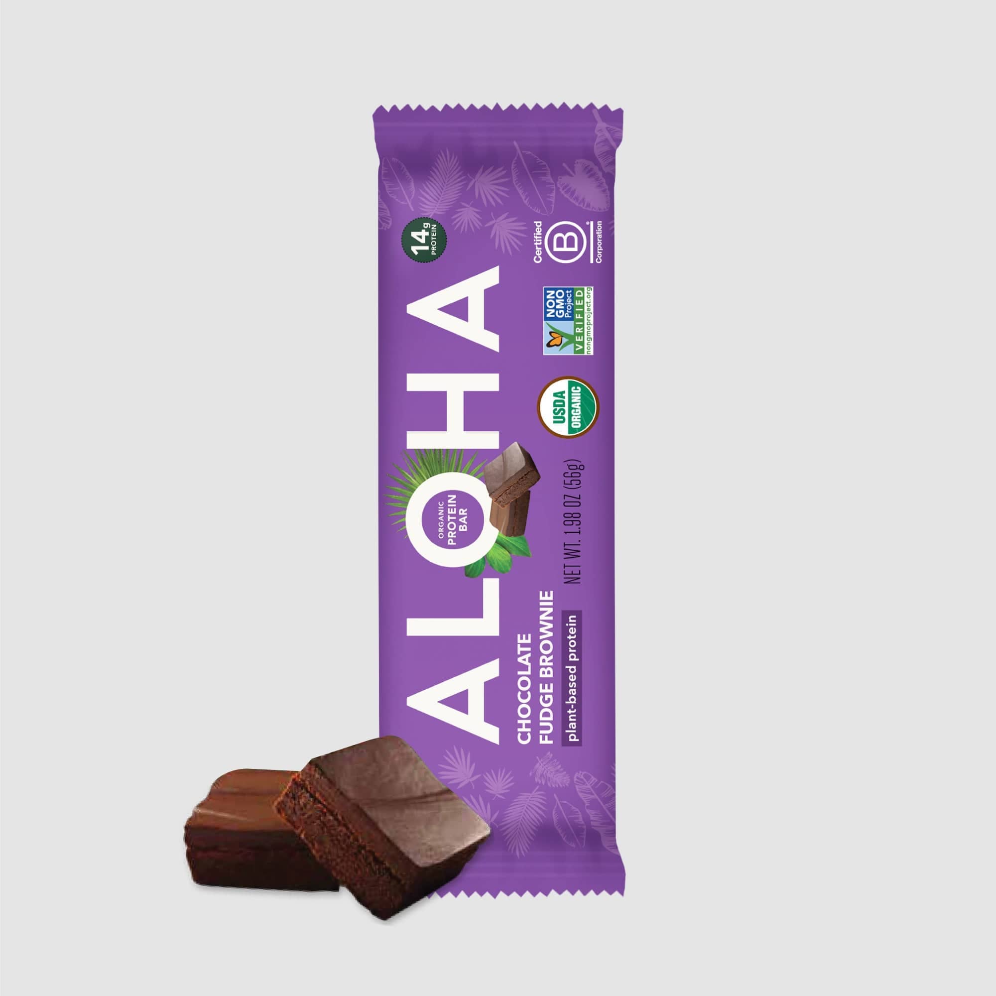 Aloha Chocolate Fudge Brownie Protein Bar | Float Missoula